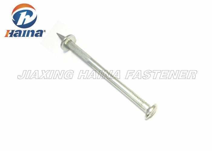Carbon Steel Concrete Shooting Nails , Galvanized Concrete Nails For ...